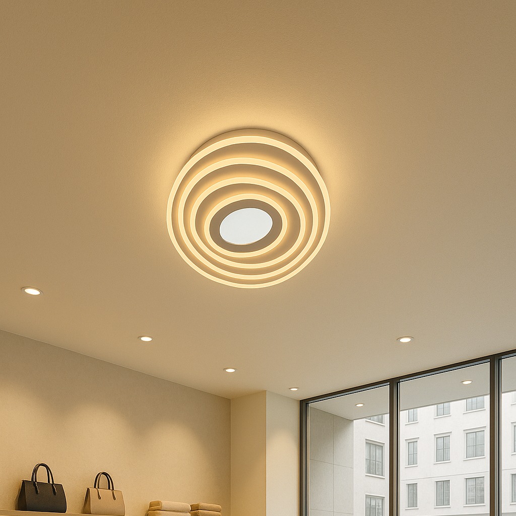 LM-1894-48D Art-Inspired Oval LED Ceiling Plate | Lamps.eg