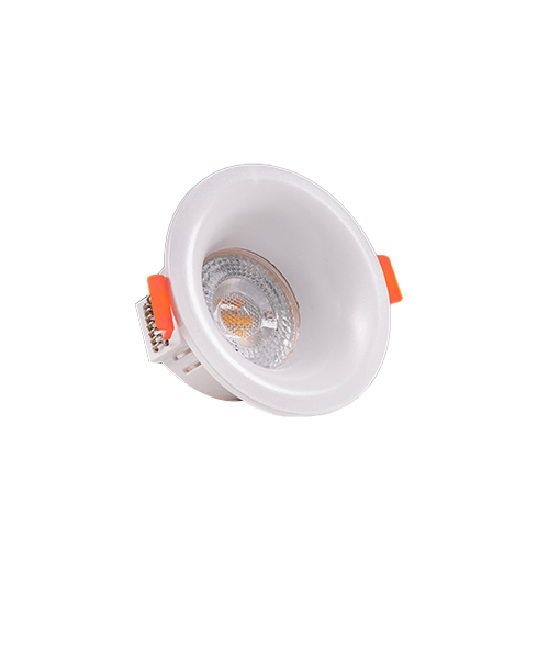 White Round Single Spot Light - Modern Design for Contemporary ...