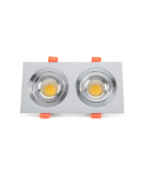Drawbeech Silver Double / Triple Spotlight Recessed Lighting | Lamps.eg